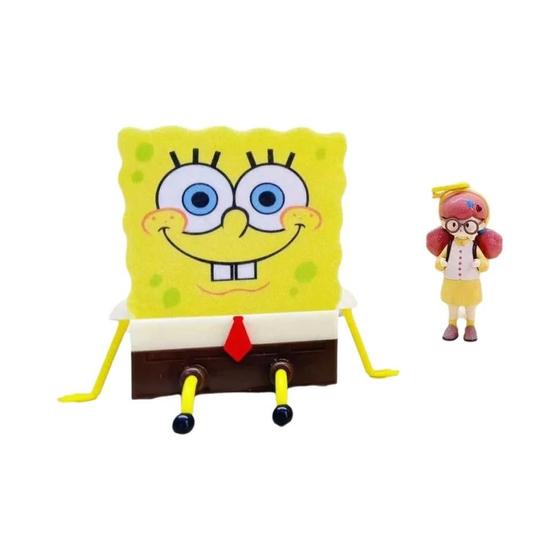 SpongeBob SquarePants Escova De Lavar Louça Com Rack De Drenagem Escova ...