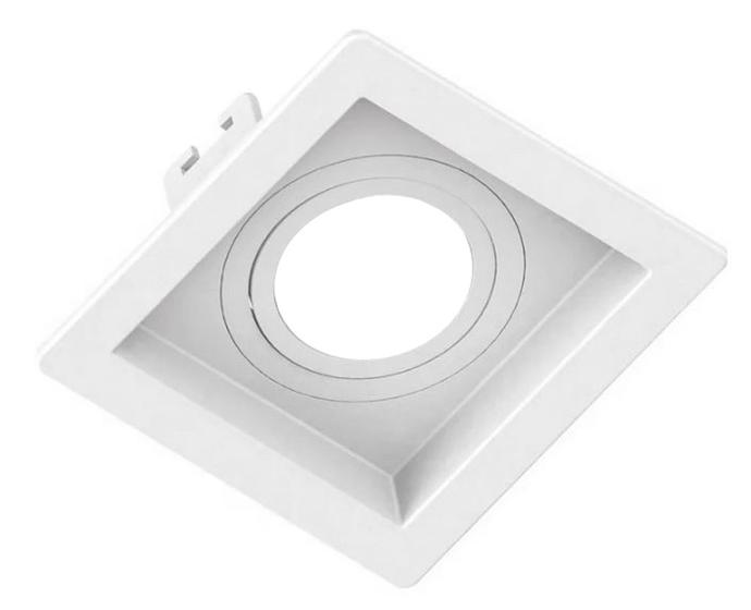 Spot de Embutir AR111 Recuado Quadrado Branco - Decorium - Spot - Magazine Luiza