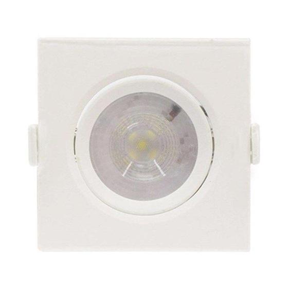 Spot de Embutir LED 6W Luz branca Bivolt Quadrado Empalux - Spot ...