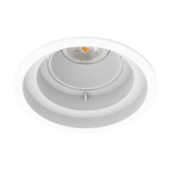 Spot de Teto Embutido Micro Borda 4160-BM Interlight - Branco Orientável - Spot - Magazine Luiza