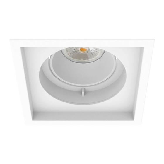 Spot de Teto Embutido Micro Borda 4161-BM Interlight - Branco Orientável - Spot - Magazine Luiza