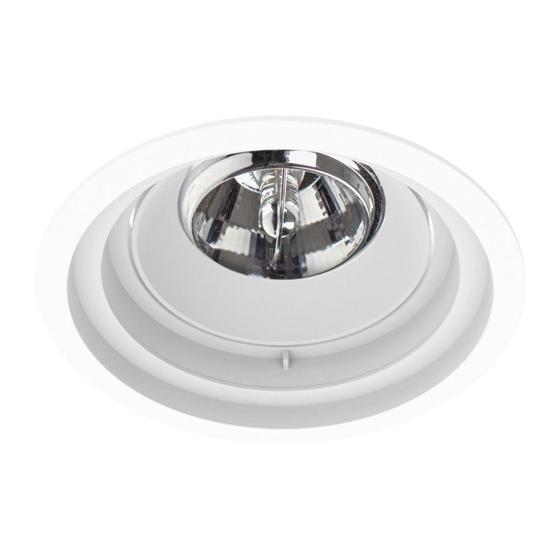 Spot de Teto Embutido Micro Borda 4163-BM Interlight - Branco Orientável - Spot - Magazine Luiza