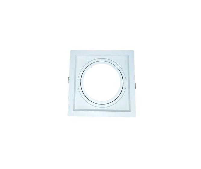 Spot Embutir AR111 Quadrado Termoplastico Branco Face Recuado Save Energy - Spot - Magazine Luiza