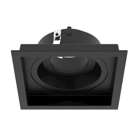 Spot Embutir Orientável Preto Mini Dicróica Il 47011 Interlight - Spot ...