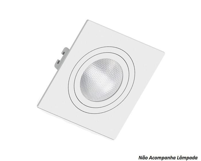Spot Embutir Par20 Quadrado Branco Face Plana - SaveEnergy - Save Energy - Spot - Magazine Luiza