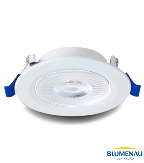 Spot led 6w croica embutir slim redonda direc 6500k branco frio bivolt ...