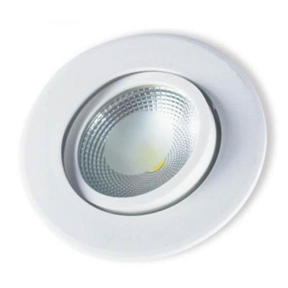 Spot LED Embutir 3W Redondo Cob Startec 4000K Luz Branco Natural - Spot ...