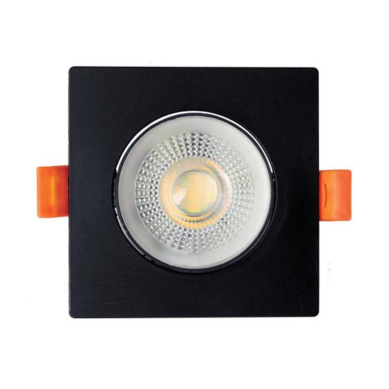 Spot Led Quadrado de Embutir Easy 5W Preto Bivolt Llum - Bronzearte ...