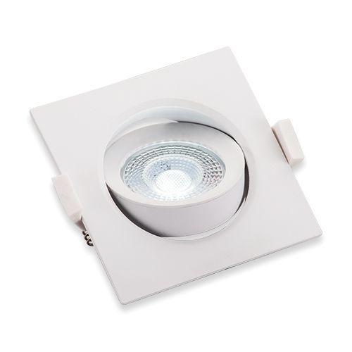 Spot Led Quadrado Embutir Branco 3W Luz Branca 6500K - PIX Iluminação ...