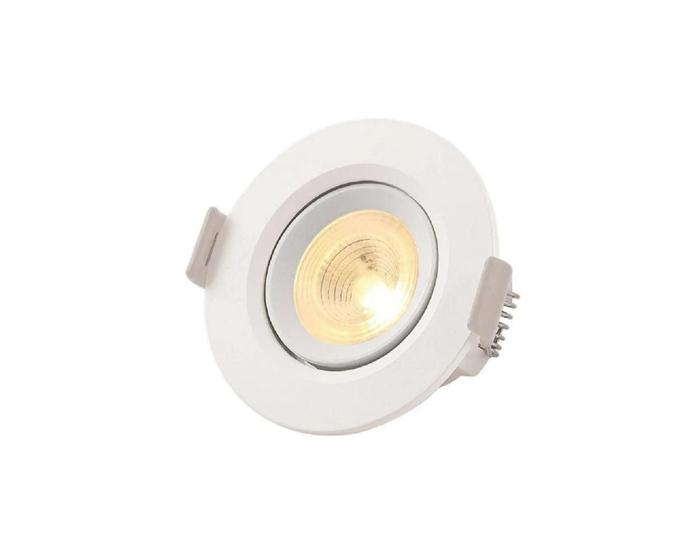 Spot Led Redondo Embutir 5W Smd Dual Luz Morna E Branca - Asus - Spot ...