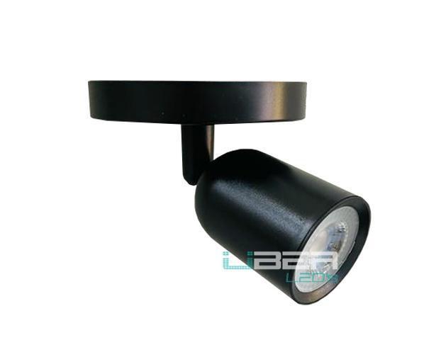 Spot Led Sobrepor Canopla 7W Preto 3000K Luz Amarela - Opus - Spot ...