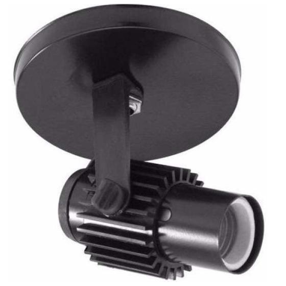 Spot Luminária Simples Direcionável Plafon De Teto Parede Vitrine Cor ...