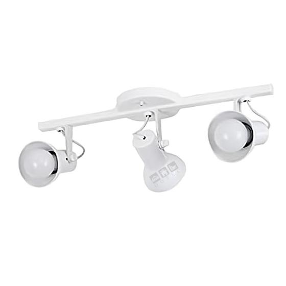 Spot Trilho Triplo 3 Luminária Sobrepor Plafon E27 Parede - Syka Light ...