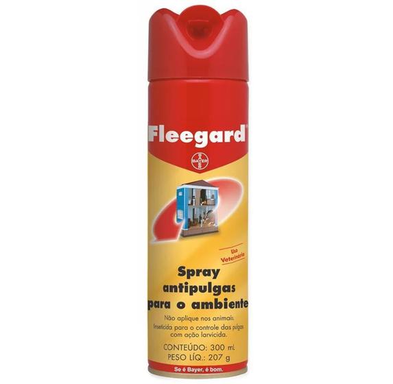 Spray Antipulgas Para Ambiente Interno Fleegard Bayer 300ml - Antipulga ...