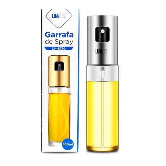 Spray Dosador Azeite e Vinagre Vidro Prata - luatek - Dosadores ...