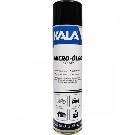 Spray micro óleo lubrificante 300ml/180g kala - Óleos e Lubrificantes ...