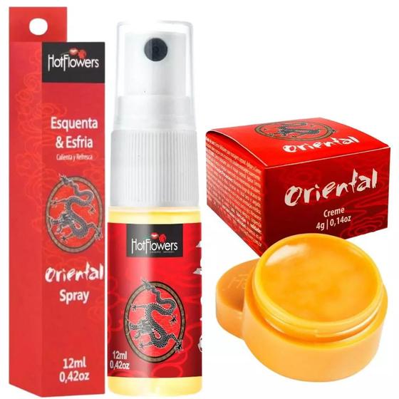 Spray Pomada Oriental Chinesa Esquenta Esfria Hotflowers Gel Para