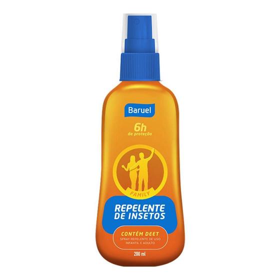 Spray Repelente de Insetos Family 200ml - Baruel - Repelente - Magazine ...
