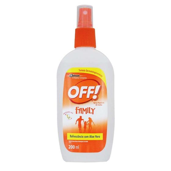 Spray Repelente De Insetos Family 200ml - Off! - Repelente - Magazine Luiza