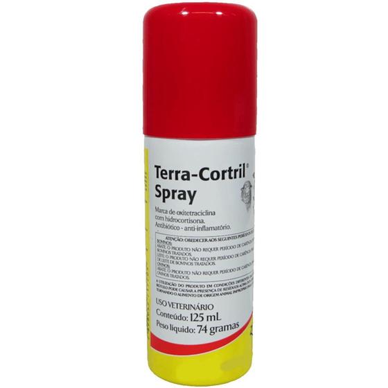Spray Terra-Cortril Zoetis 125ml - Farmácia Pet - Magazine Luiza