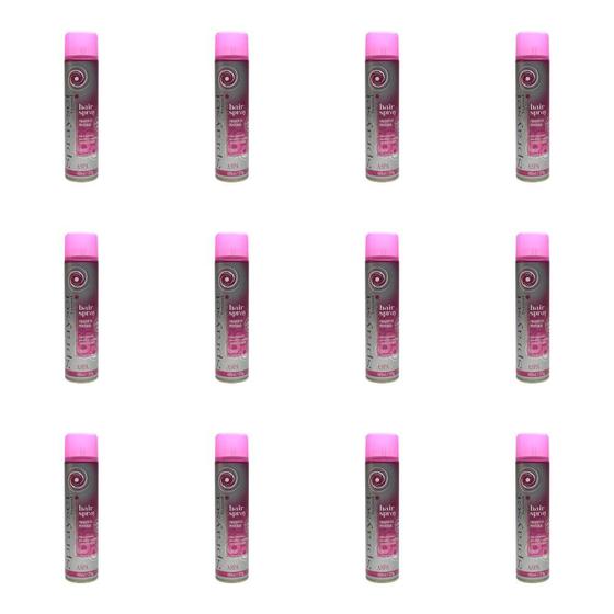 Sprayset Hair Spray Forte 400ml (Kit C/12) - Gloss e Brilho Labial ...