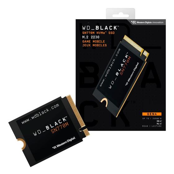 Ssd 500gb M.2 Nvme 5000mbs Leit 4000mbs Grav SN770M 2230 WDS500G3X0G ...