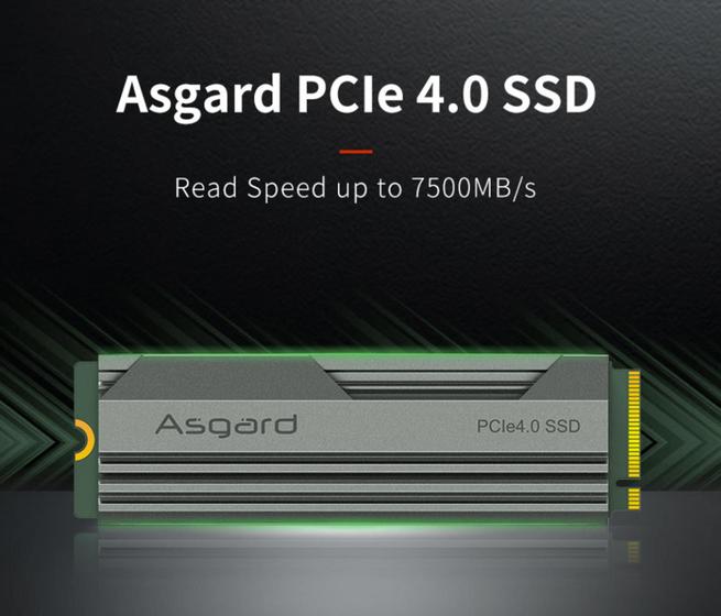 Ssd Asgard An4 Series 2tb M.2 2280 Pci-e 4.0 Nvme - 7500mbps - Heatsink (Com Dissipador de Calor ...