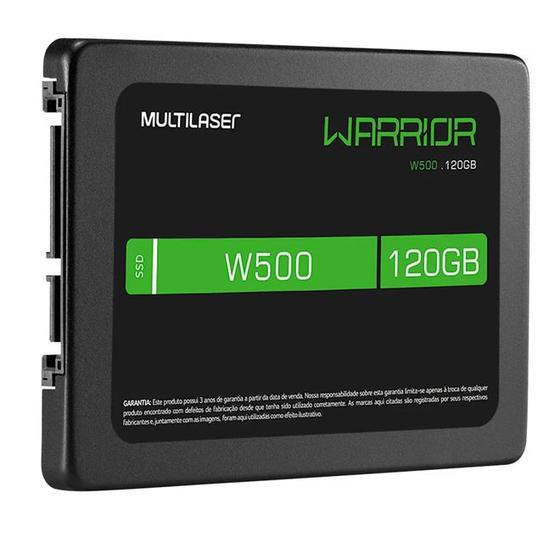 SSD Multilaser SS110 Warrior Axis 500 120GB SATA - SSD - Magazine Luiza