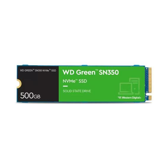 Ssd Western Digital 500gb M.2 Nvme Sn350 Green Leitura E Gravação ...