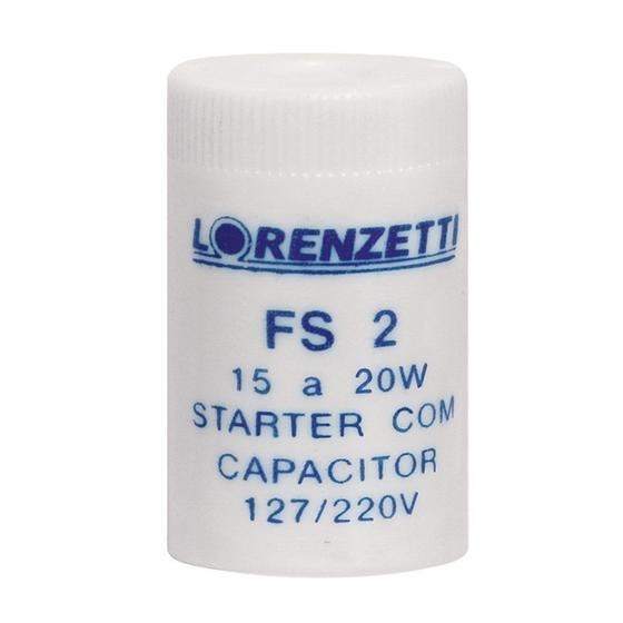 Starter Plastico L'' C Com Condensador Fs2 1482 - Kit C/25 - LORENZETTI ...