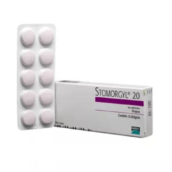 STOMORGYL 20mg - caixa com 10 compr. - Boehringer Ingelheim - Farmácia ...