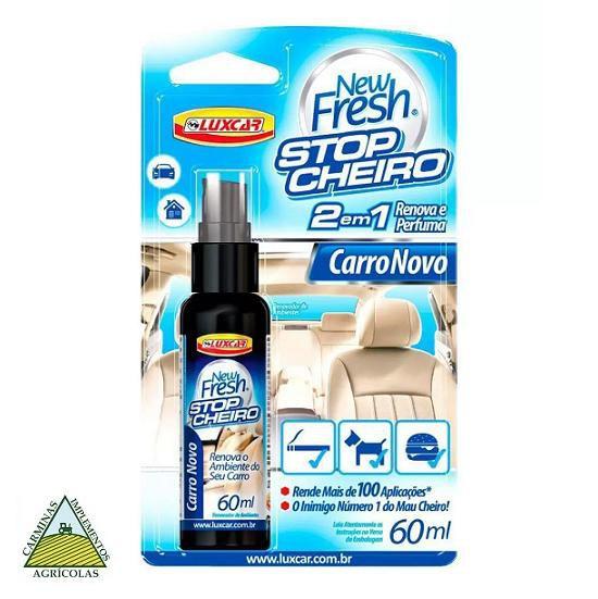 STOP CHEIRO NEW FRESH CARRO NOVO SPRAY - RENDE 100 APLICAÇÕES - 60ml ...