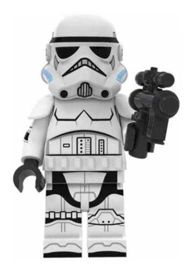 Stormtrooper Star Wars Boneco Blocos De Montar Darth Vader - Mega Block ...