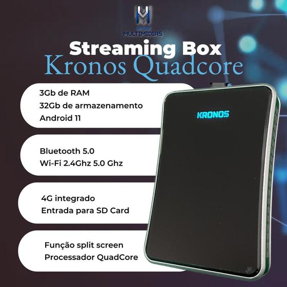 Streaming Box Kronos Quadcore 3gb Ram + 32gb Rom + 4g - Streaming ...