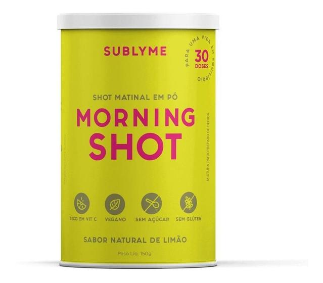 Sublyme Morning Shot Lata 150g - Produtos para Energia - Magazine Luiza