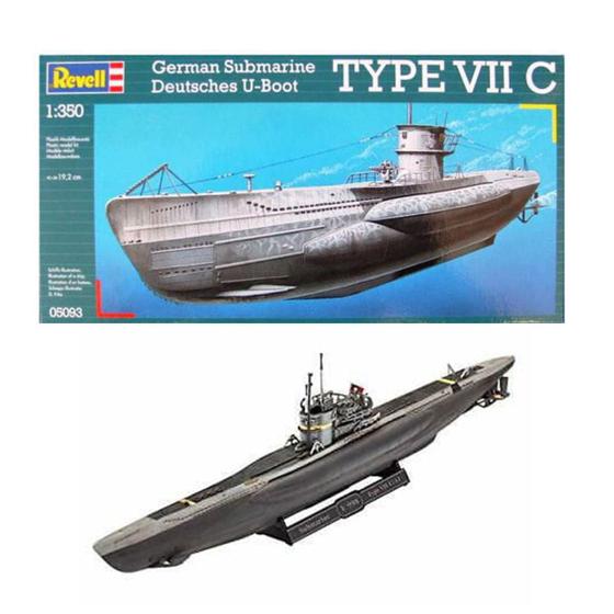 Submarino U-Boot Type VII C 1:350 REV 05093 - Kit para Montar ...