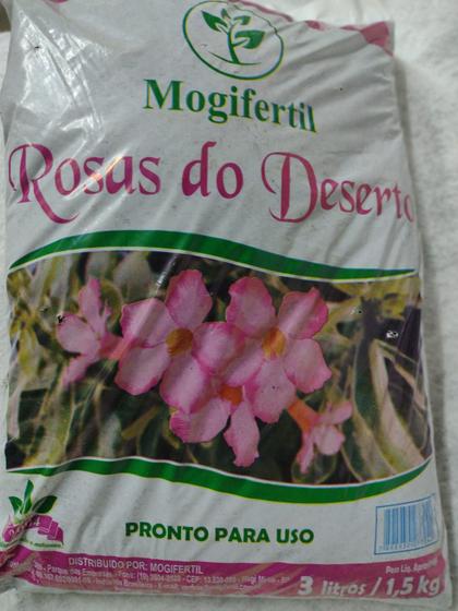 Substrato Para Rosa do Deserto 3 Litros - Mogifertil - Substrato para ...