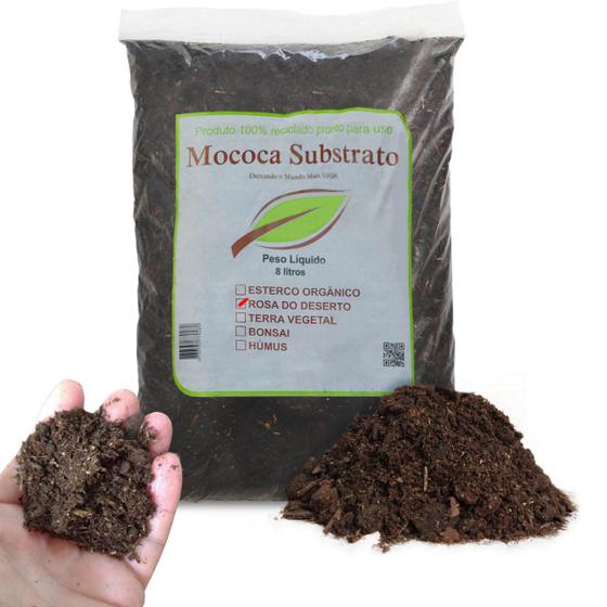 Substrato Para Rosa do Deserto 8 Litros (5KG) Pronto Para Uso - Mococa ...