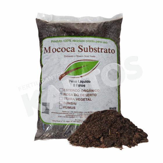 Substrato Rosas do Deserto 8 Litros Mococa - Substrato para Plantas ...