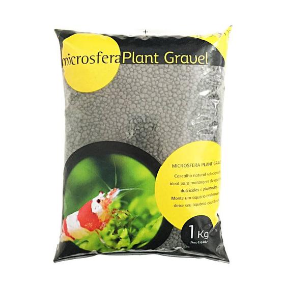 Substrato Soma Microsfera Plant Gravel Premium Soil Black 2-4mm para Aquários - 1kg - Substrato ...