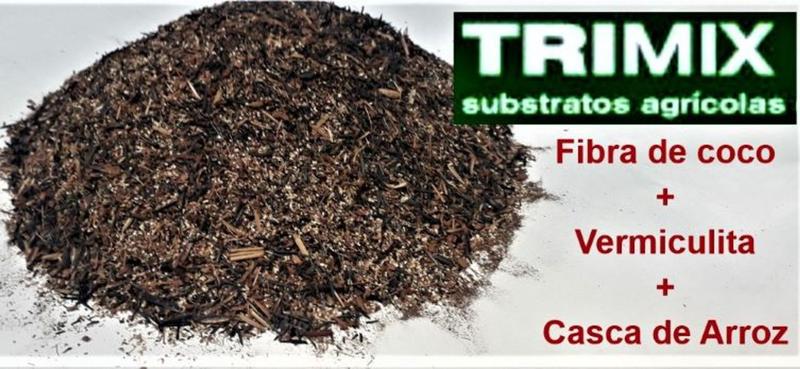 Substrato Trimix - Fibra de coco granulada+ Vermiculita Expandida ...