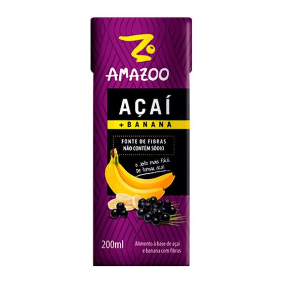 Suco Amazoo Açaí e Banana 200ml - Suco - Magazine Luiza