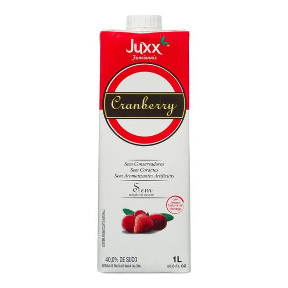 Suco de Cranberry com Morango Zero Açúcar Juxx 1l - Suco - Magazine Luiza