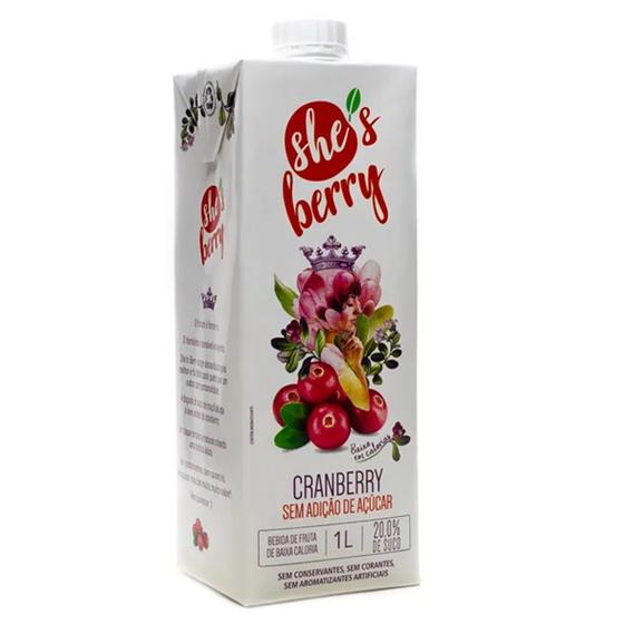 Suco de Cranberry SHE'S BERRY Zero açúcar 1L - Suco - Magazine Luiza