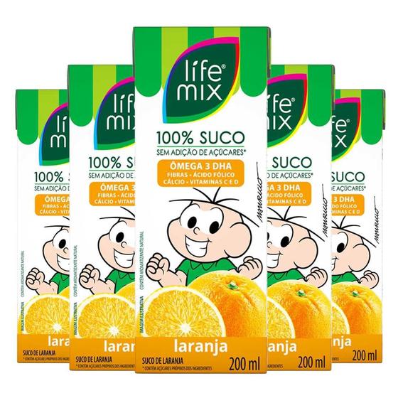 Suco de laranja - life mix kids - pack 6 un - Suco - Magazine Luiza