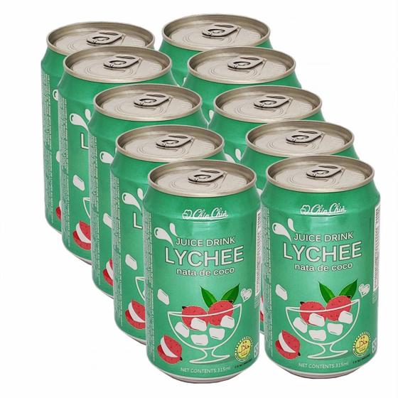 Suco De Lichia Com Nata De Coco 315ml (Kit com 10) Chinchin - Chin Chin - Suco - Magazine Luiza