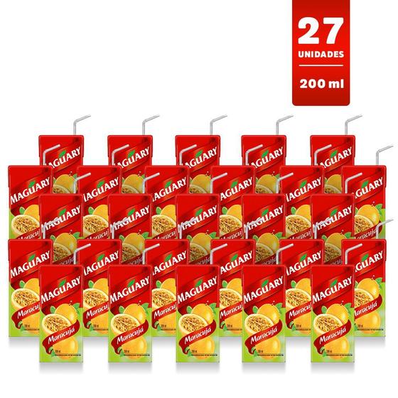 Suco de Maracujá Maguary 200 Ml - Caixa 27 unidades - Britvic - Suco ...