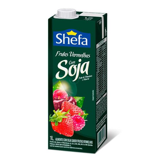 Suco de Soja Shefa Frutas Vermelhas 1L CX c/12 - Bebida de Soja ...
