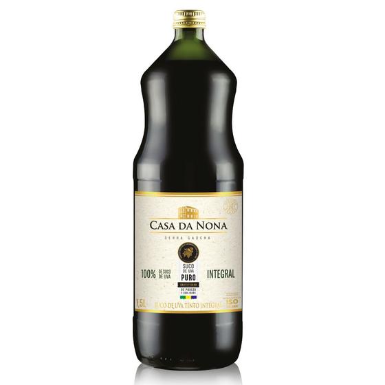 Suco de Uva Tinto Integral Casa da Nona 1,5L - Sinuelo - Suco ...