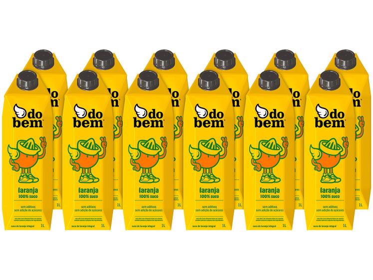Suco Do Bem Laranja 1L - 12 Unidades - Suco - Magazine Luiza